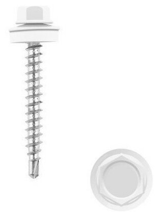 Кровельный саморез 4 8*50 150 шт RAL 9002