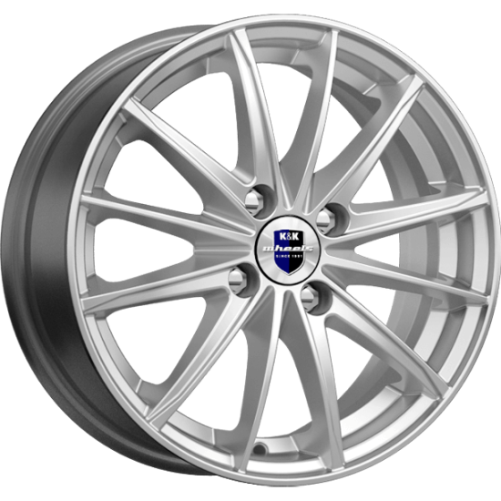 Диск K&k Пойнт Бланк 6x15/4x100 D54.1 ET48 сильвер