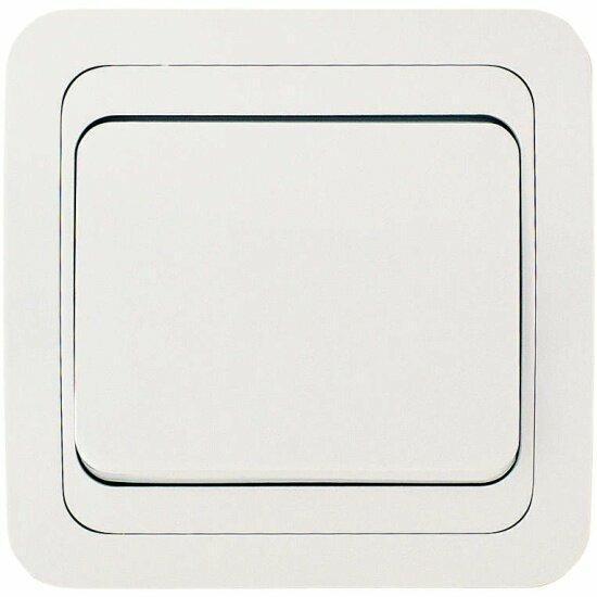 Выключатель Makel 1-кл. СП Mimoza 10А IP20 бел./бел, 12001