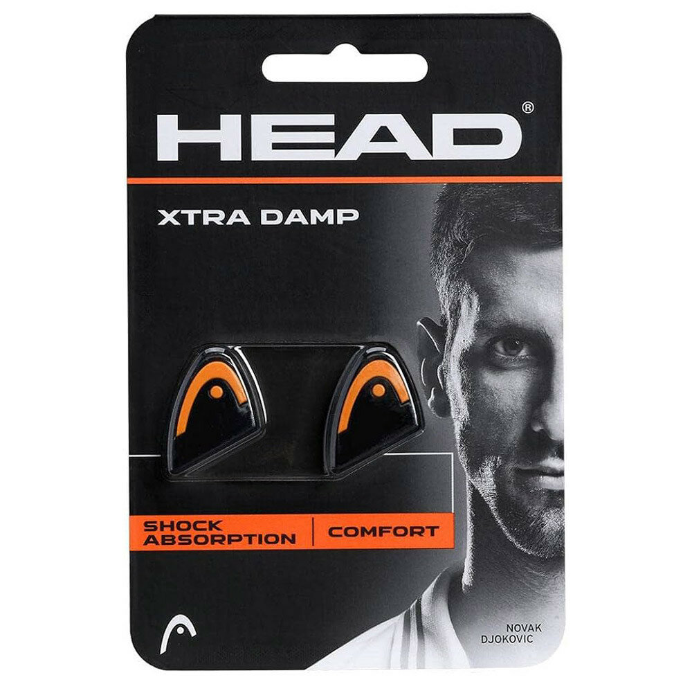 Виброгаситель для ракетки Head Xtra Damp x2 Black/Orange 285511
