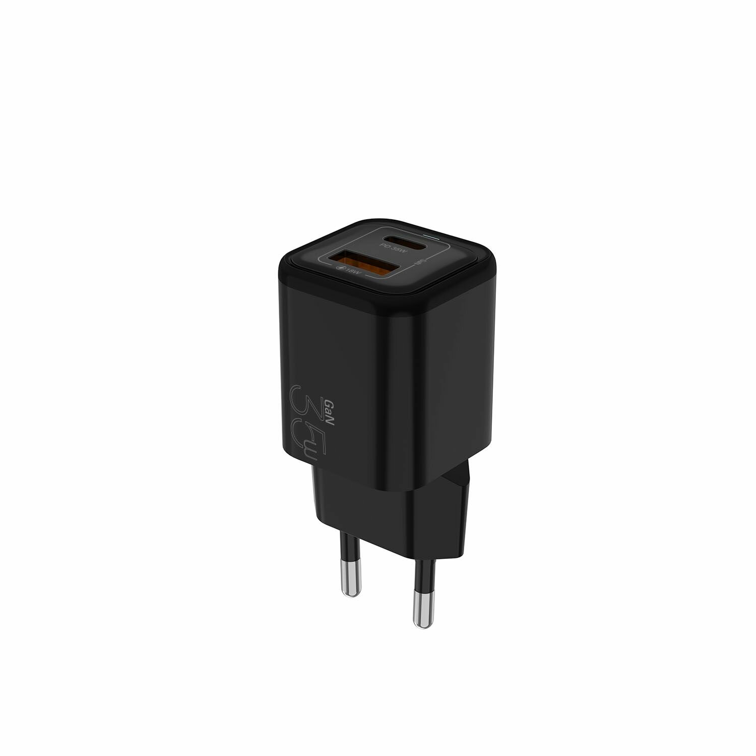Сетевое зарядное устройство Vyvylabs 35W A+C Fast Charger GAN35BE-02 Black