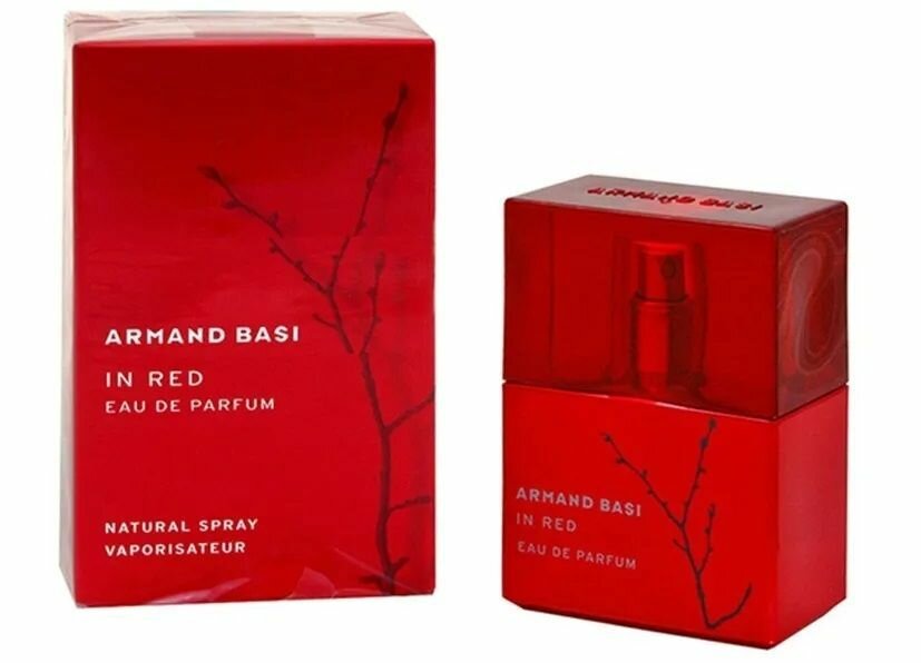 Парфюмерная вода Armand Basi "In Red", женская, древесная, 50мл