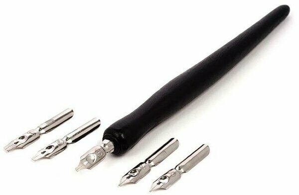 Невская палитра Держатель для пера Сонет с перьями (DK11605), 6 шт.