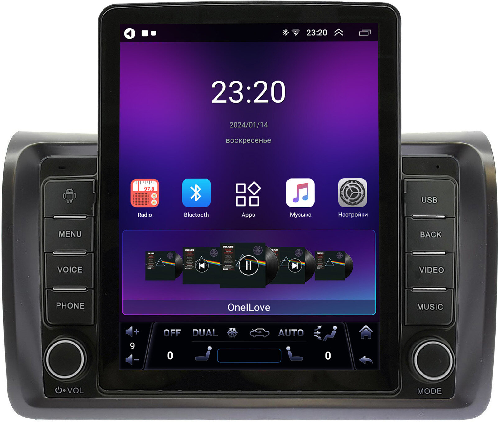 Штатная магнитола Nissan NV350 2012-2017 Canbox GTR095-9-NI104N на Android 10 (QLed, 4/64, DSP, CarPlay)