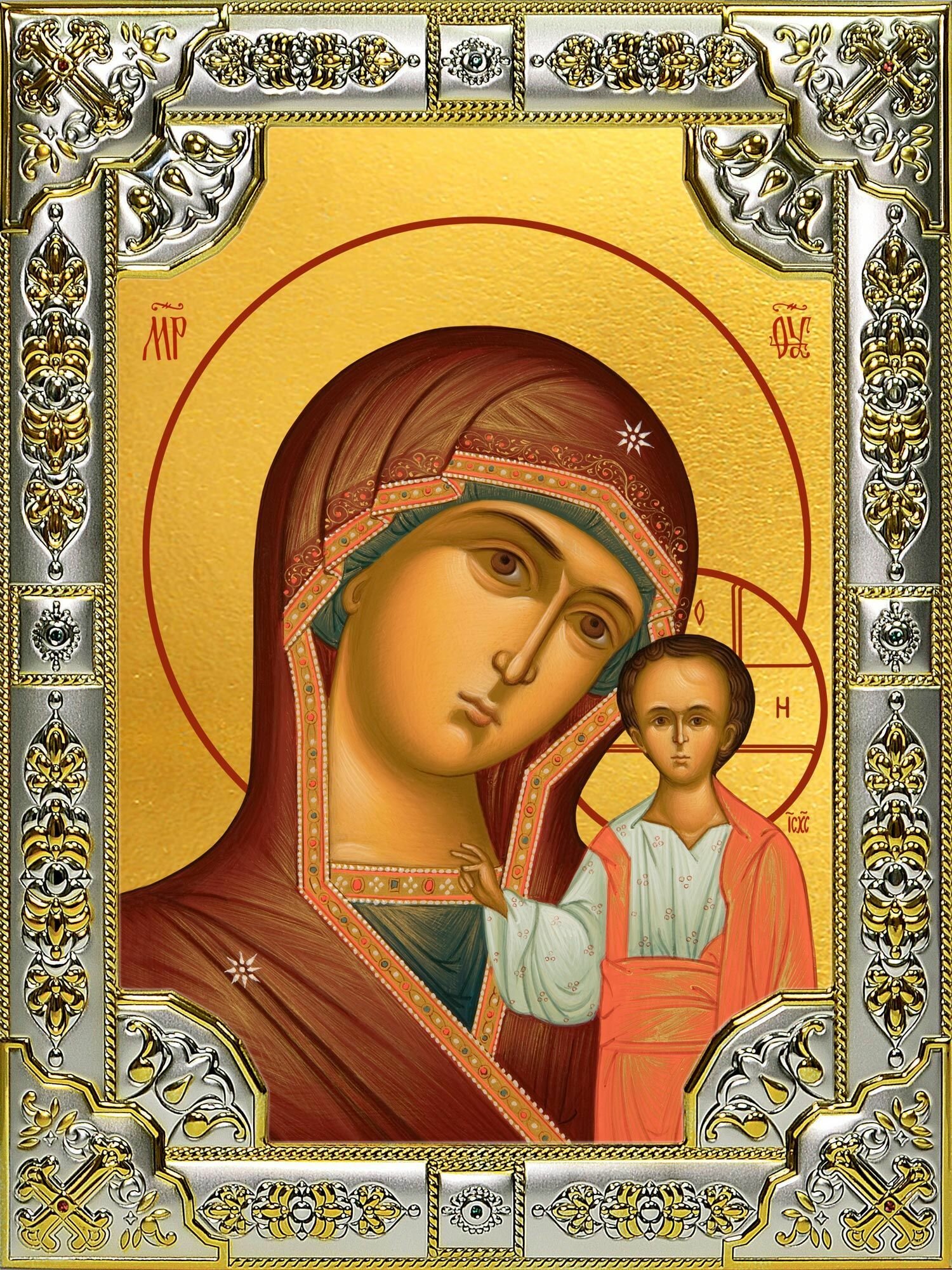 Икона Казанская икона Божией Матери