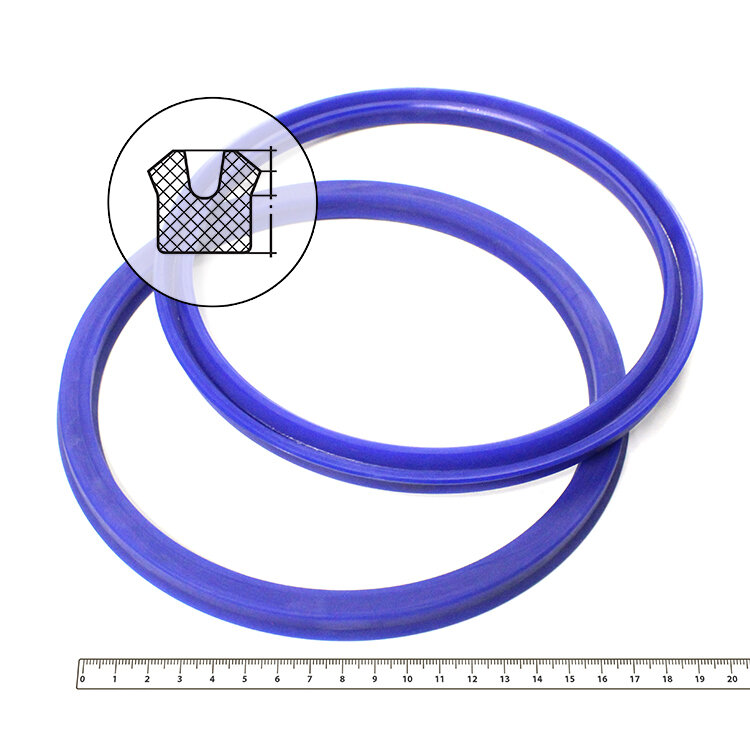 Манжета гидравлическая 160х180х10 (манжета цилиндра 180*160*10) тип UN PU (полиуретан)