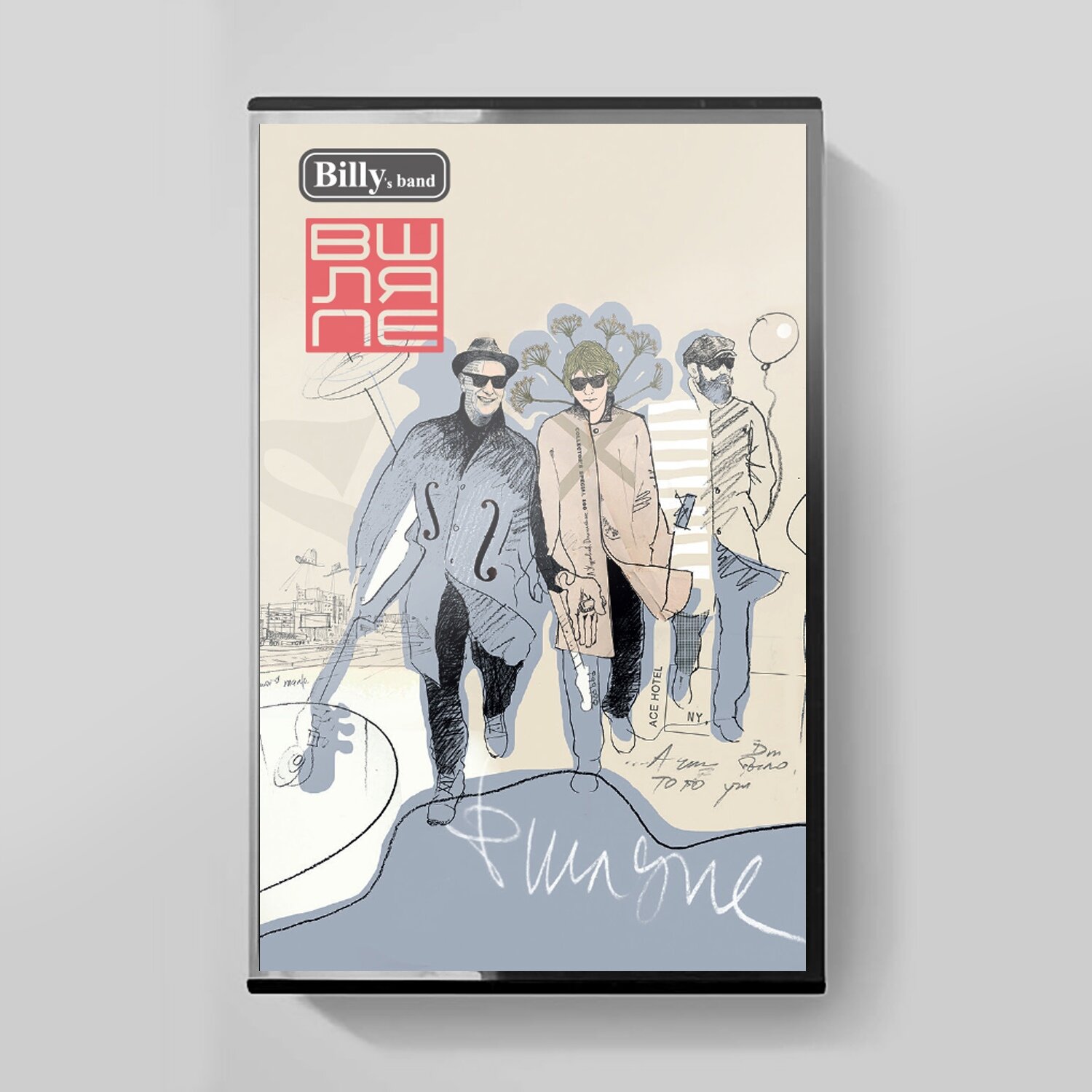 Аудиокассета: Billy's band - "В шляпе" (2023) Tape Limited Edition