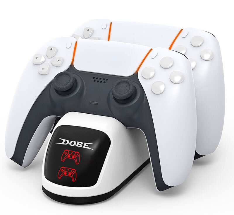 Зарядная станция для 2х геймпадов DualSense PS5 (Dobe TP5-0515B)