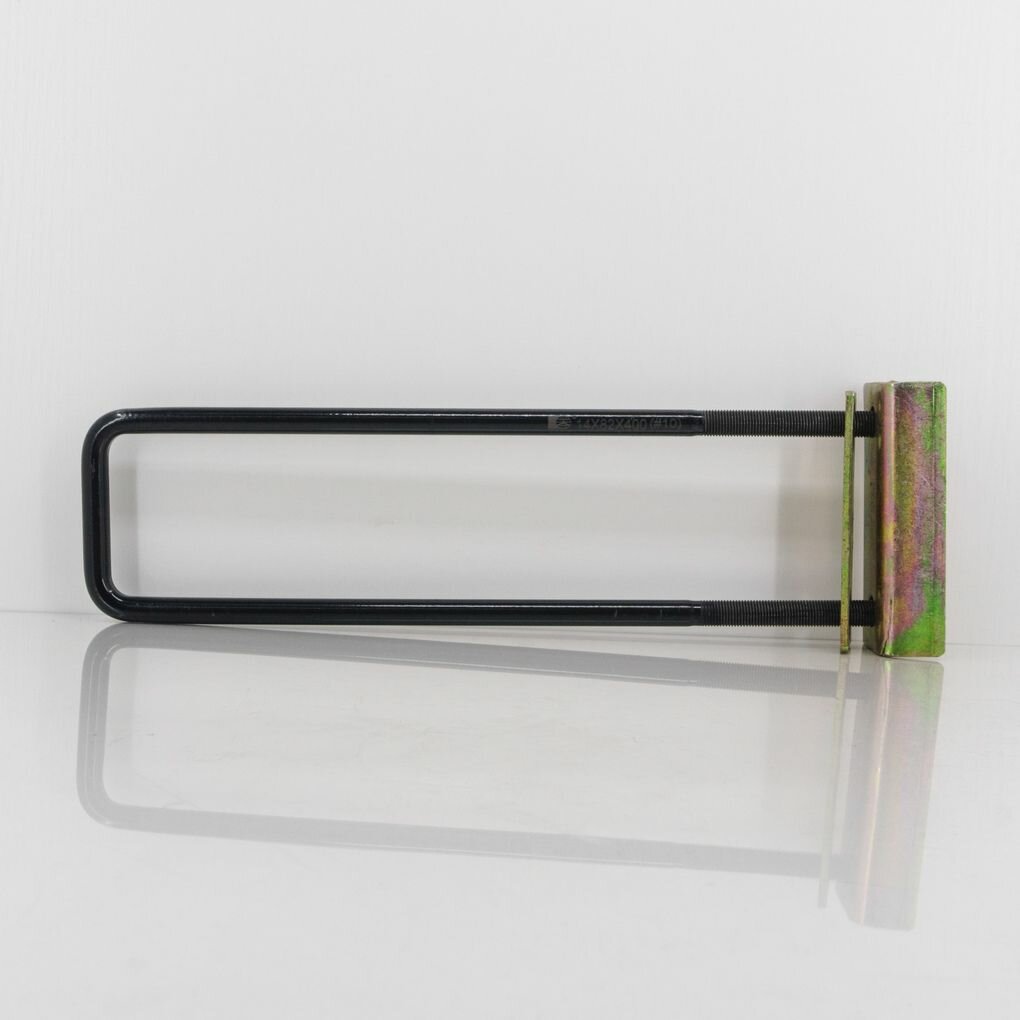 Стремянка крепления будки/кузова 14*82*400, ZEVS (с закрепляющимися планками)