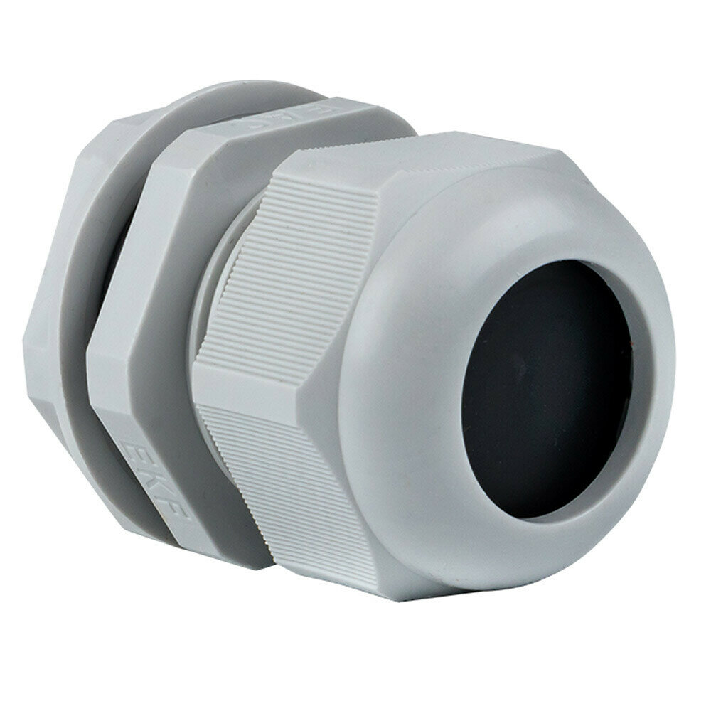 Кабельный ввод EKF PROxima PG21 диаметром 13-18 мм IP54 пластиковый серый (20 шт.) (plc-pg-21-r) EKF plc-pg-21-r