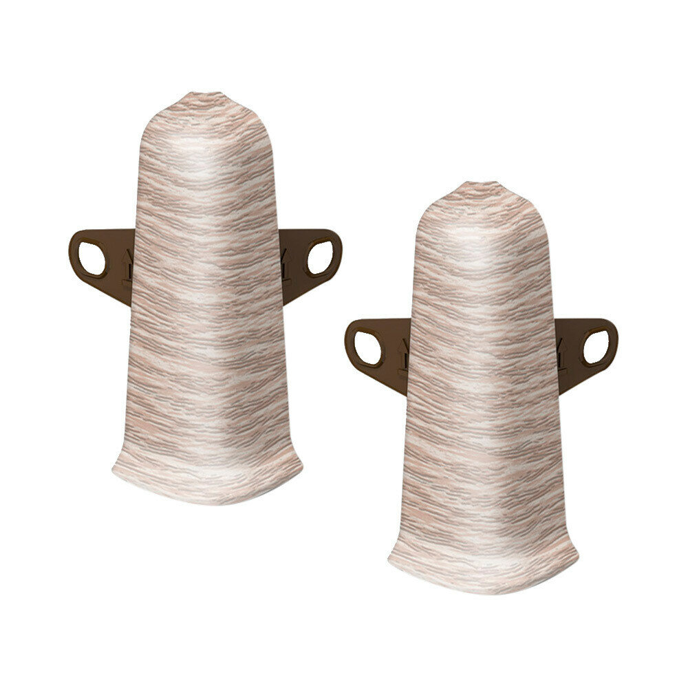 Угол наружный Деконика 70 мм дуб латте Г-профиль (2 шт.) Деконика Д-П70-Нк-Ф2 229 ДУБ ЛАТ