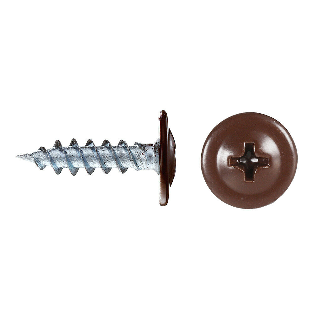 Саморезы клопы 16x4,2 мм Daxmer (20 шт.) коричневый RAL 8017 Daxmer 426579