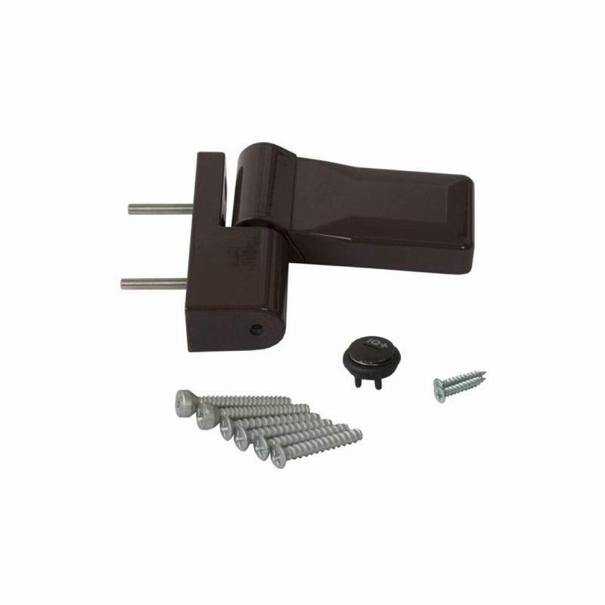 Петля дверная ELEMENTIS серия IQ-Plus 16-19 мм, Коричневый RAL8019 1 ком.