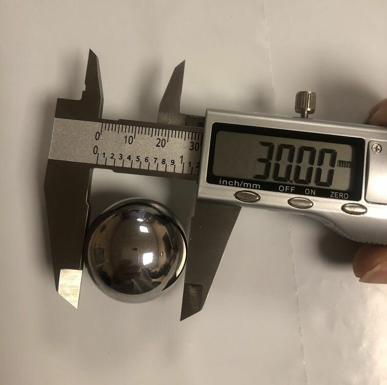 Шар подшипника, стальной, металлический, ШХ-15, 30 мм (1 штука)