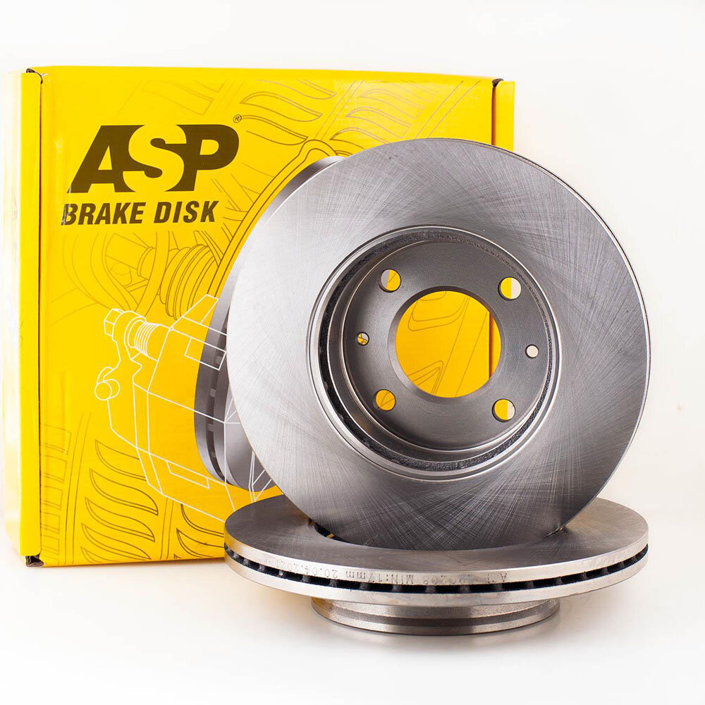 Диск тормозной передней Hyundai Getz 1.1-1.6 R13 без ABS ASP MENSAN