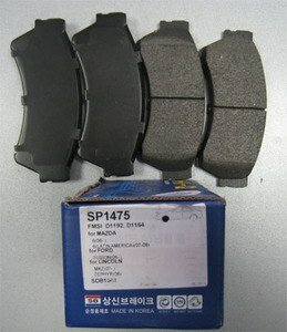 Колодки тормозные Mazda 6 1.8-2.5 08- передние с высоким уровнем надежности