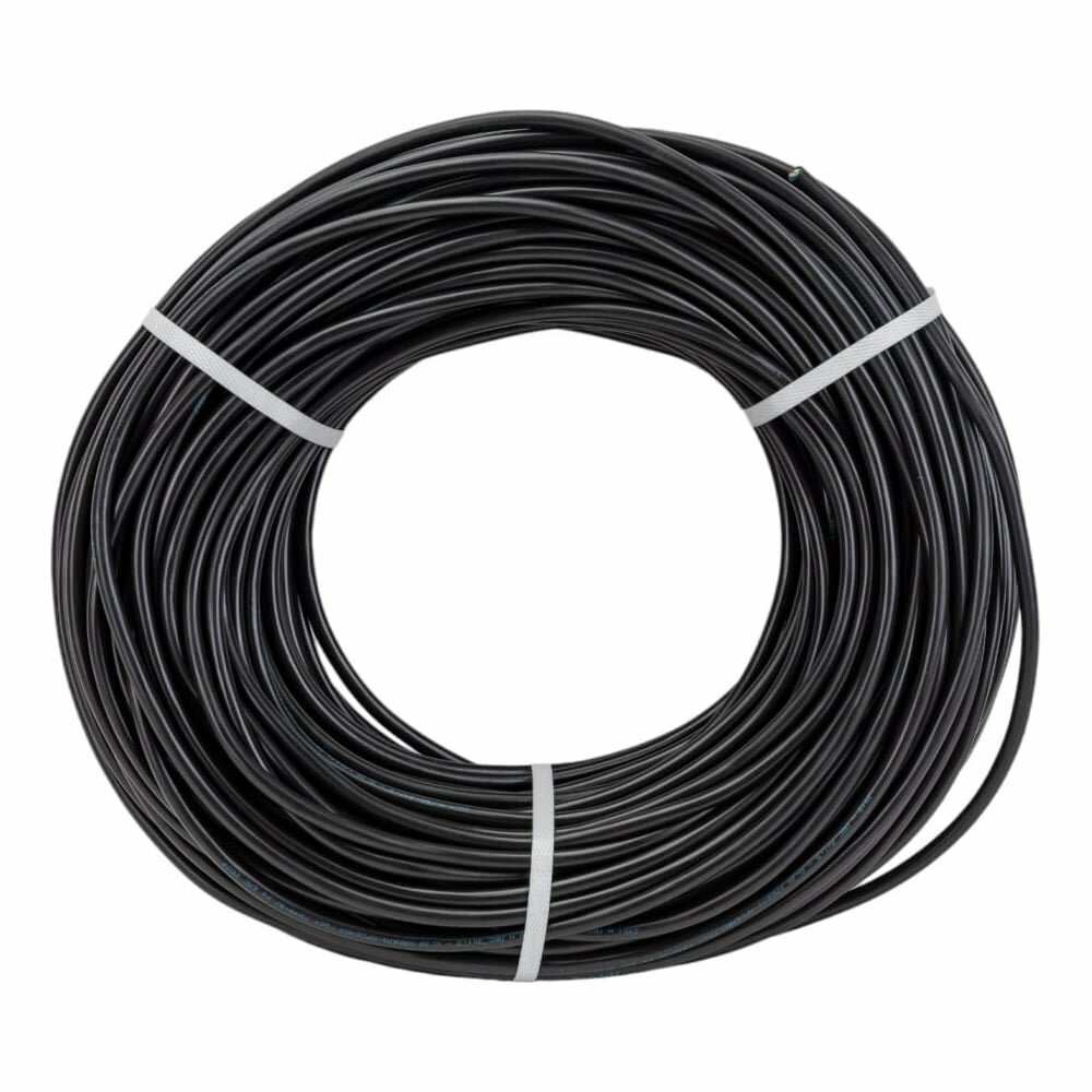 Провод ПВС Кабель-Арсенал 2x0,75, ГОСТ, черный, 100 м