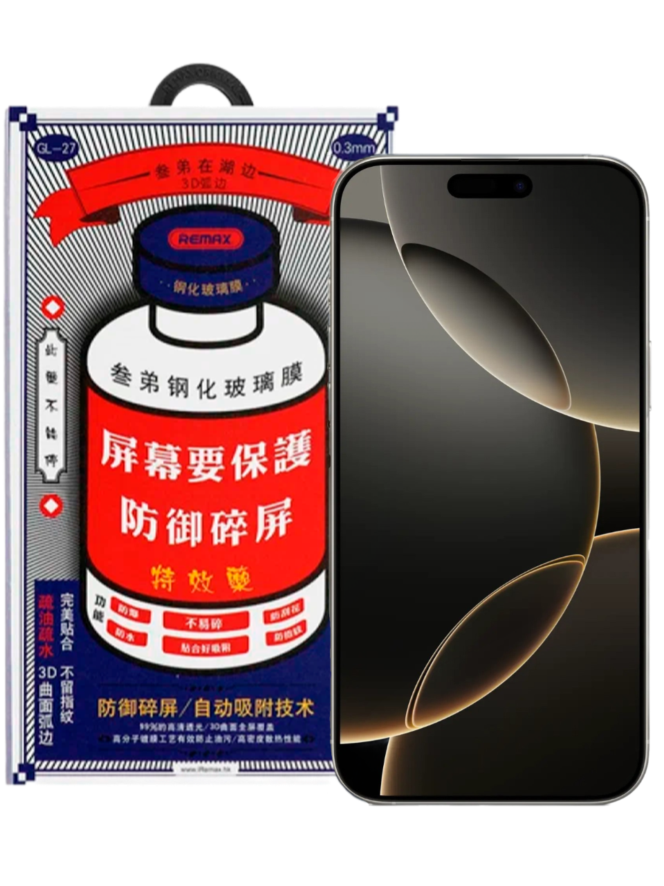 Защитное стекло Remax для iPhone 16 Pro Max