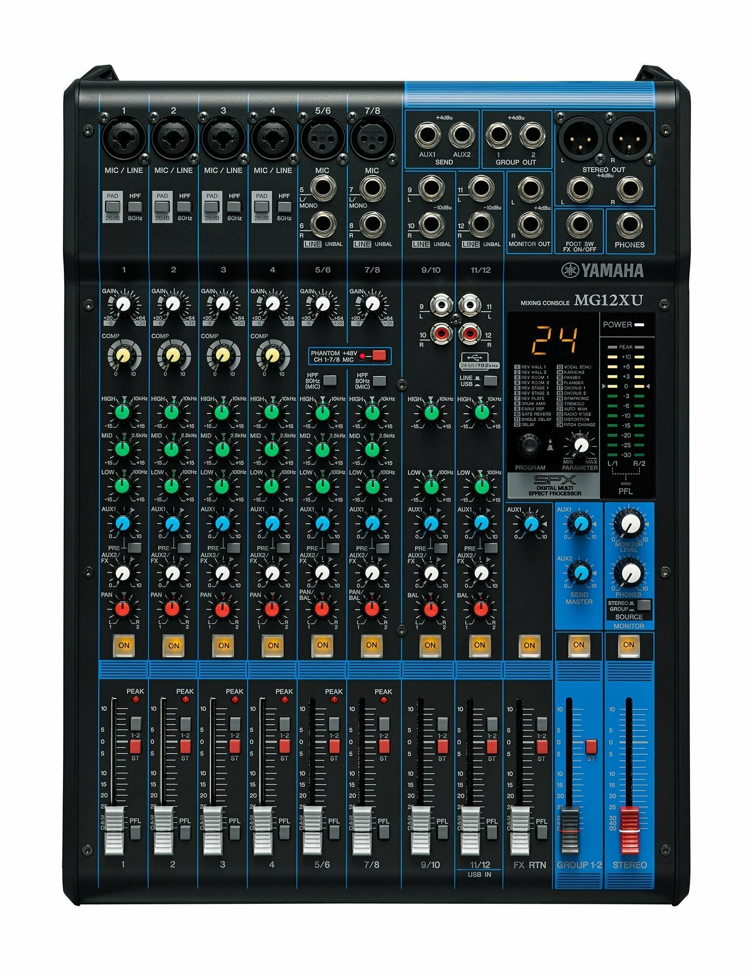 Аналоговый микшер Yamaha MG12XU