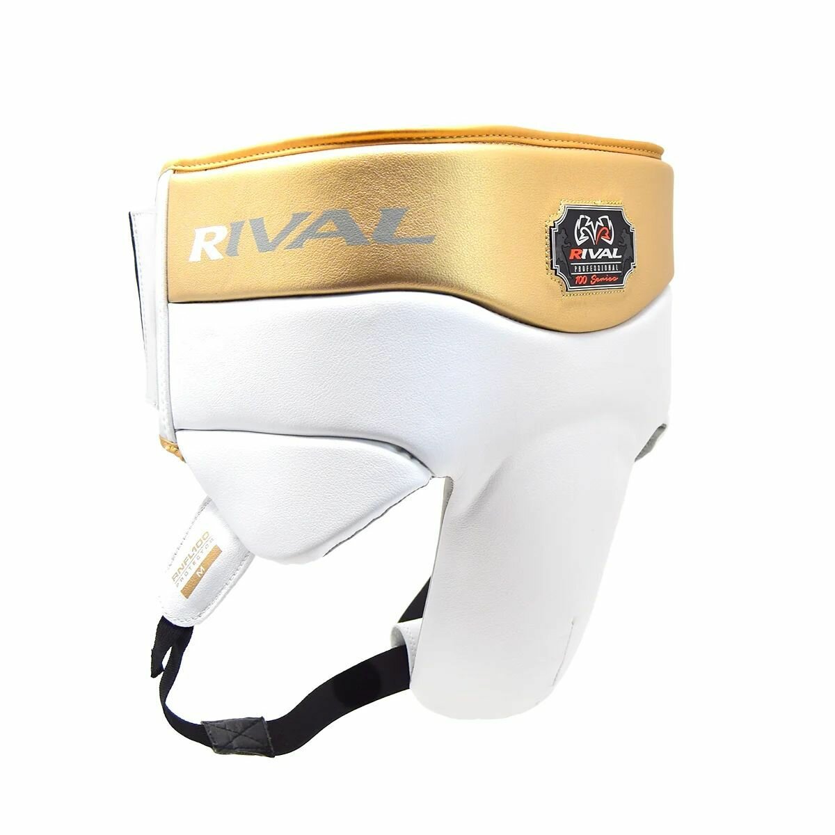 Защита паха боксерская RIVAL RNFL100 PROFESSIONAL PROTECTOR WITH LACES, размер L, белый