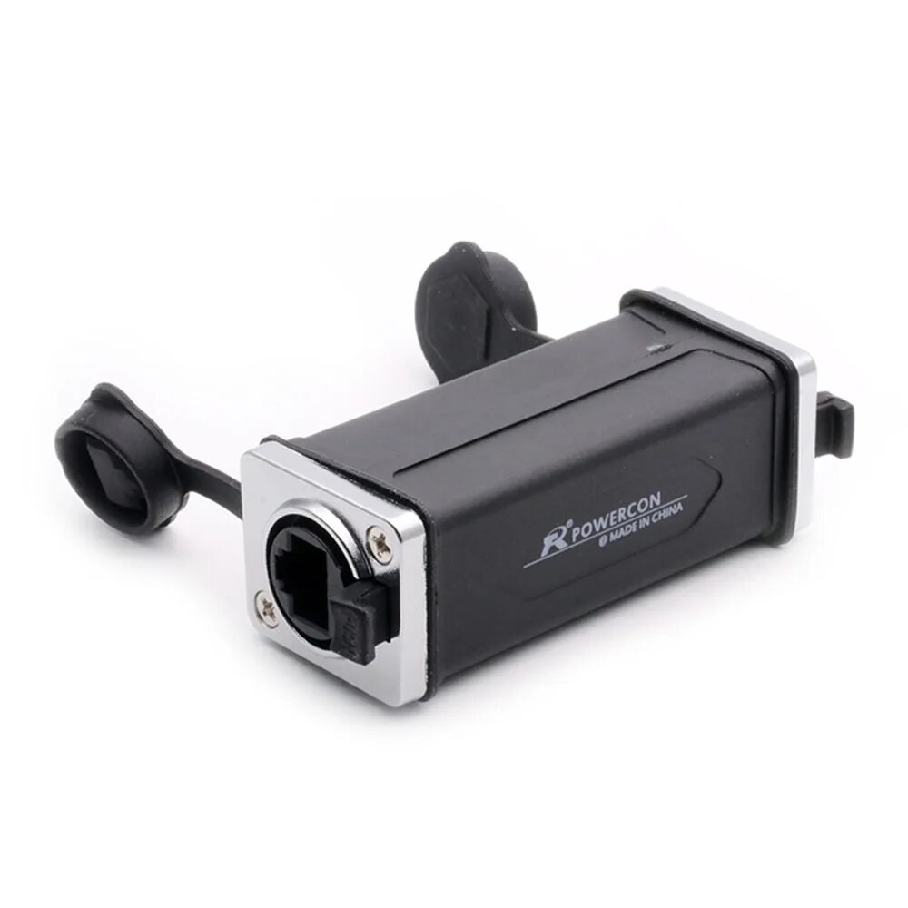 Водонепроницаемый RJ45 коннектор Powercon black-plastic