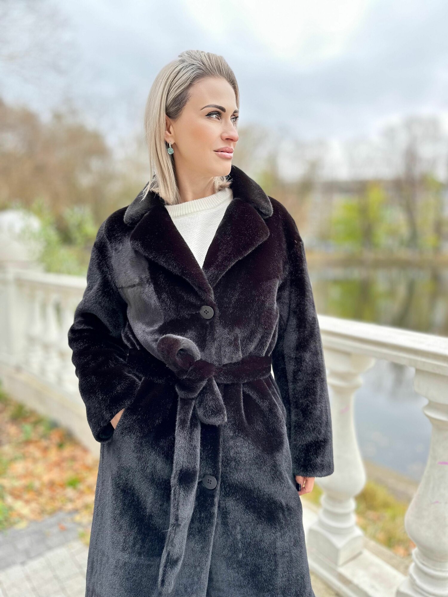 Шуба чебурашка