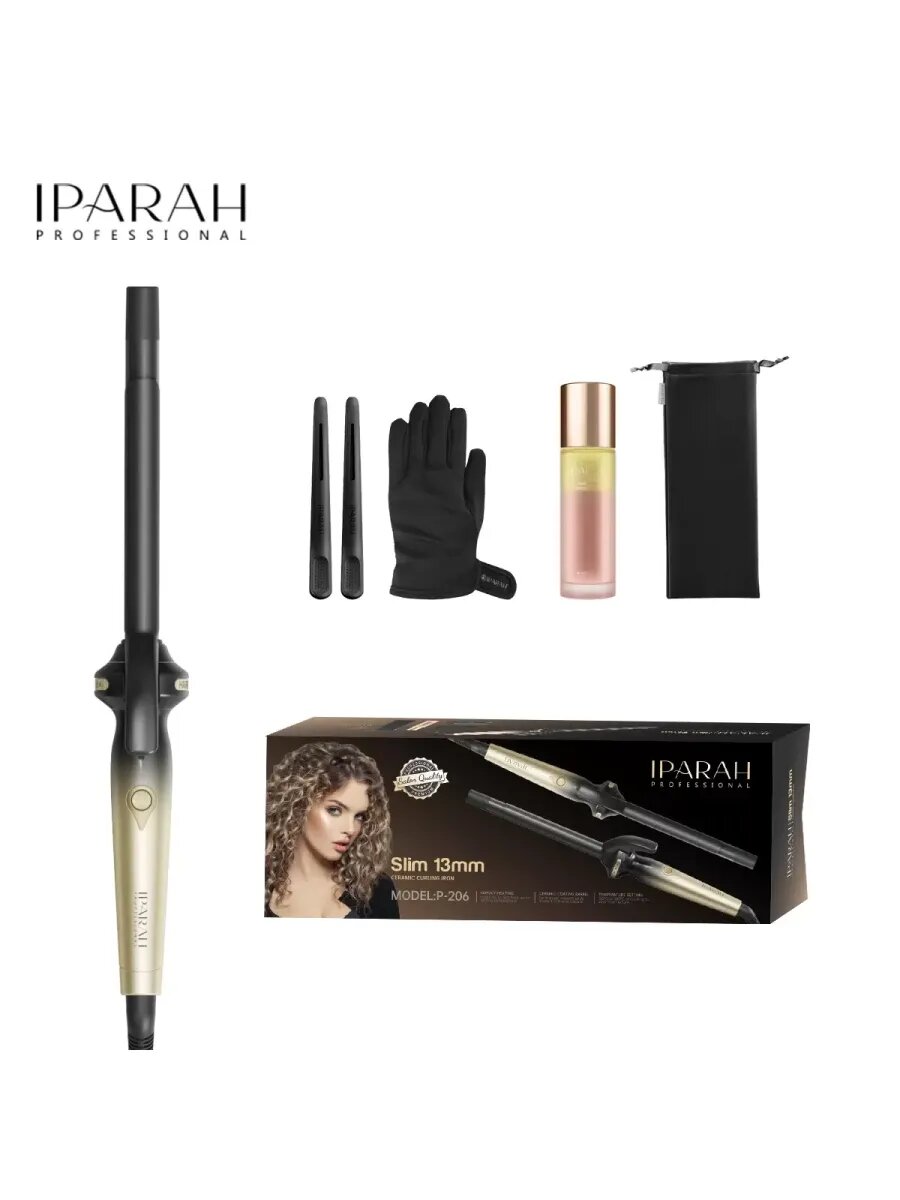 I206 Электрощипцы для локонов и кудрей стайлер для волос