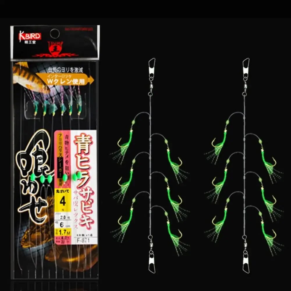 Сабики Gootrades, 6-hook green 18