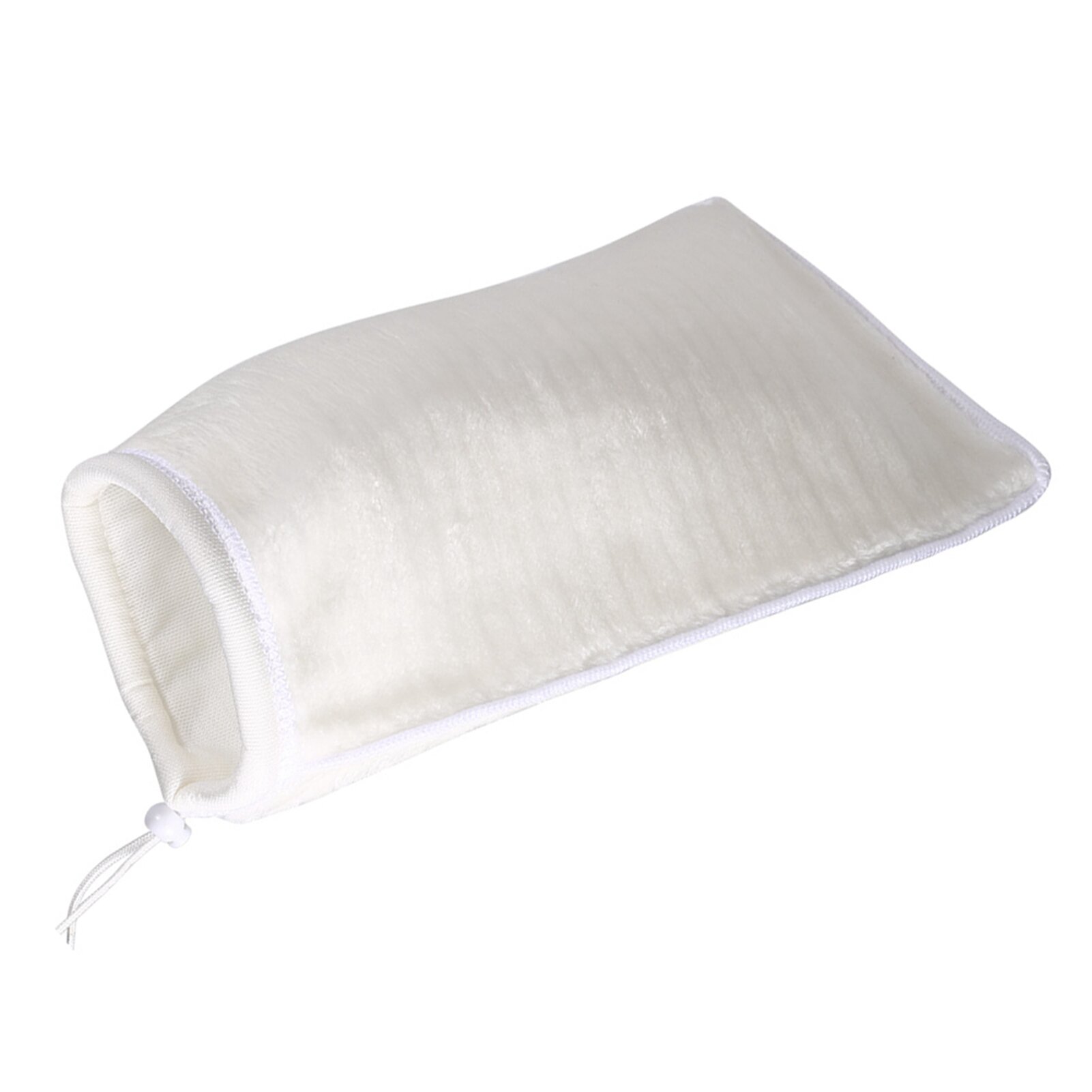 Мешок для фильтрации аквариума с веревкой, фильтр для поддонного фильтра морского аквариума, хлопковый мешок для очистки, материал фильтровальная вата, цвет белый, размер 35*20 см, вес упаковки 64 г, количество 1 шт, функция фильтрация примесей в воде,