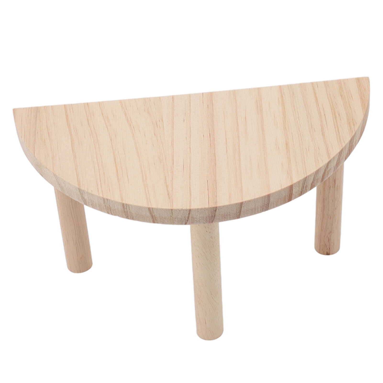 Деревянная платформа для игр для хомяков, полукруглая безопасная сосновая подставка для хомяка, платформа для мелких животных