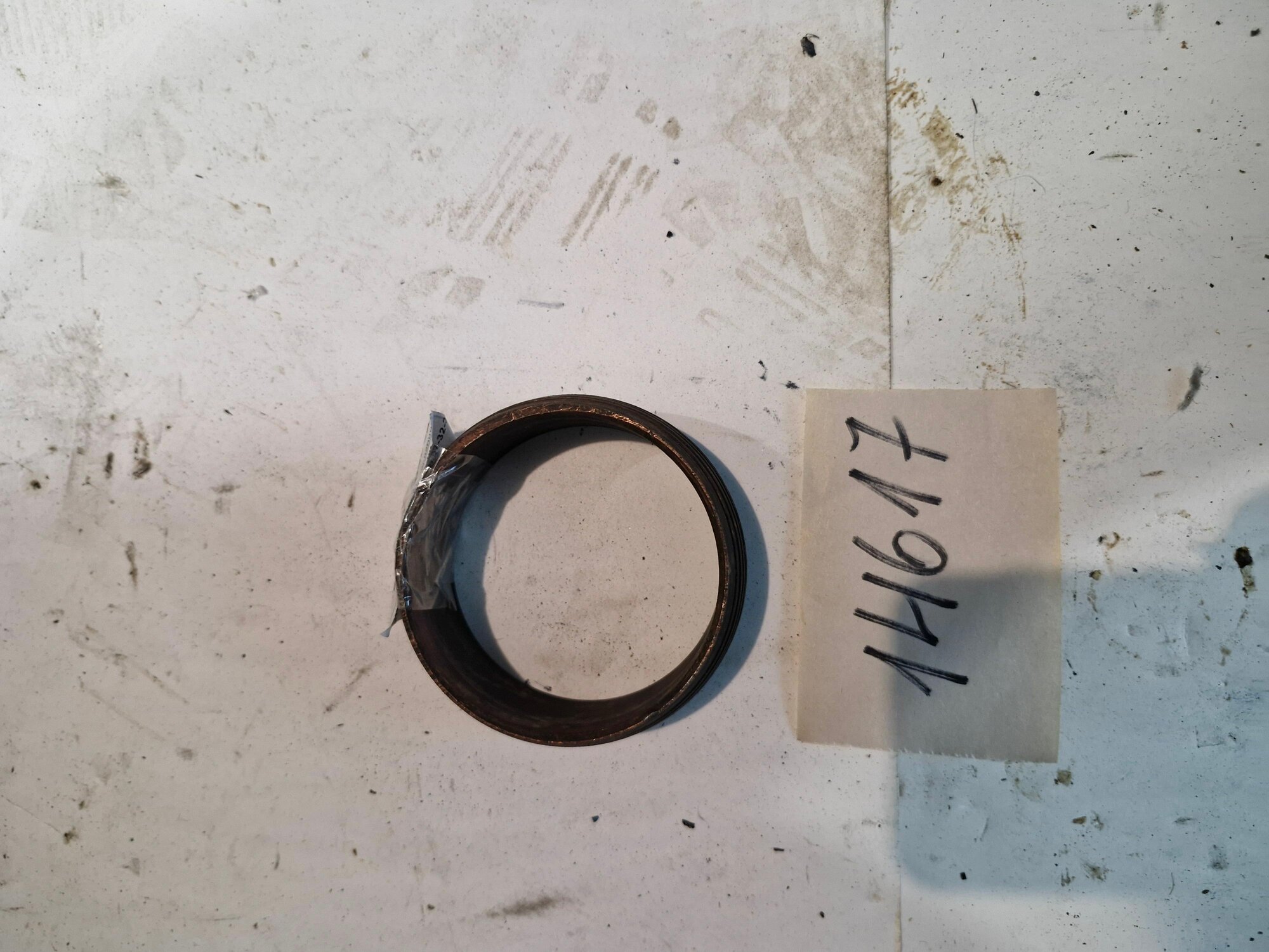 Кольцо МАЗ глушителя d80 омедненное