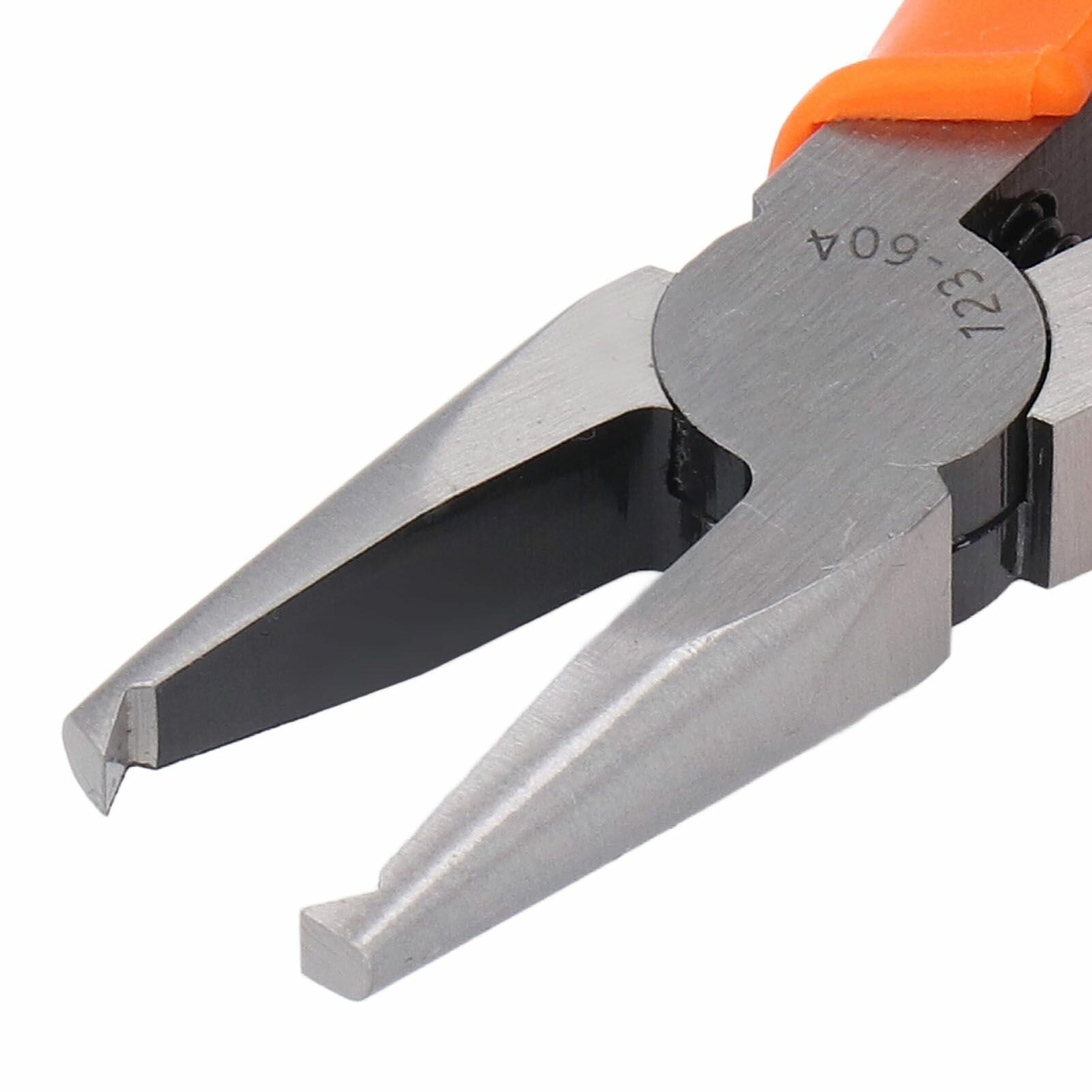 Поперечные торцевые кусачки с плоскими губками 4 мм CRV с прямым углом, подпружиненная нескользящая рукоятка для изготовления ювелирных изделий из металла и пластика