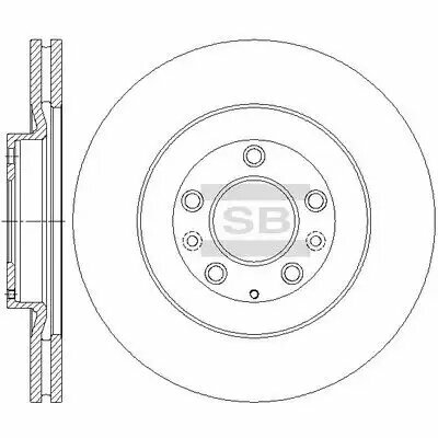 Диск тормозной передний mazda cx-9 3537 06cx-7 2322d 06-12