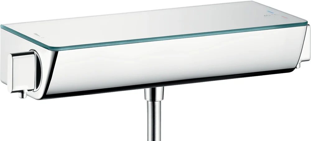 Термостатический смеситель Hansgrohe Ecostat Select 13161000 хром, глянцевый, настенный, латунный, без лейки, смеситель для ванны с душем