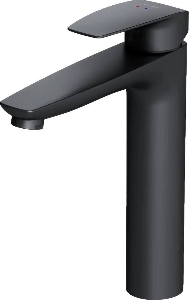 Смеситель для раковины AM.PM Tender F45A92022 черный, матовый, кран для ванной в раковину, из латуни, рычажный, с керамическим картриджем