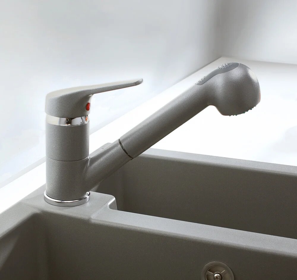 Смеситель для кухни ALVEUS AM 20-PS A91 A16M ANTHRAZIT,