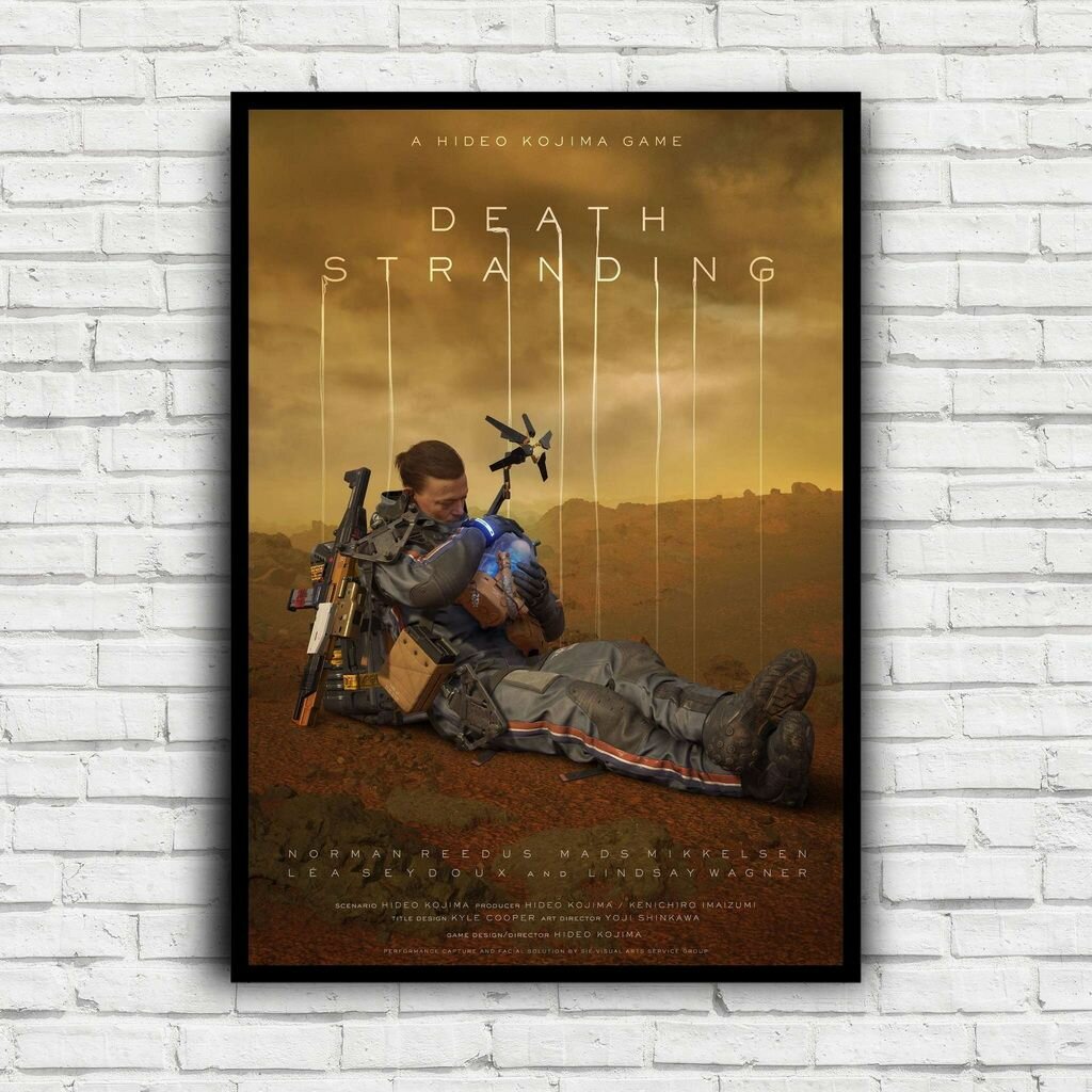 Плакат, постер Death Stranding на бумаге, размер 21х30см
