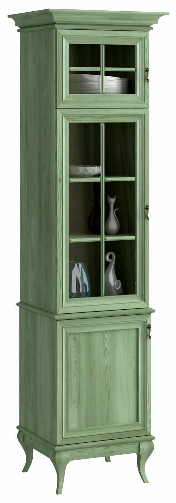 Шкаф витрина Владимирская мебельная фабрика "Оливият", ЛДСП, 48х45х206 см