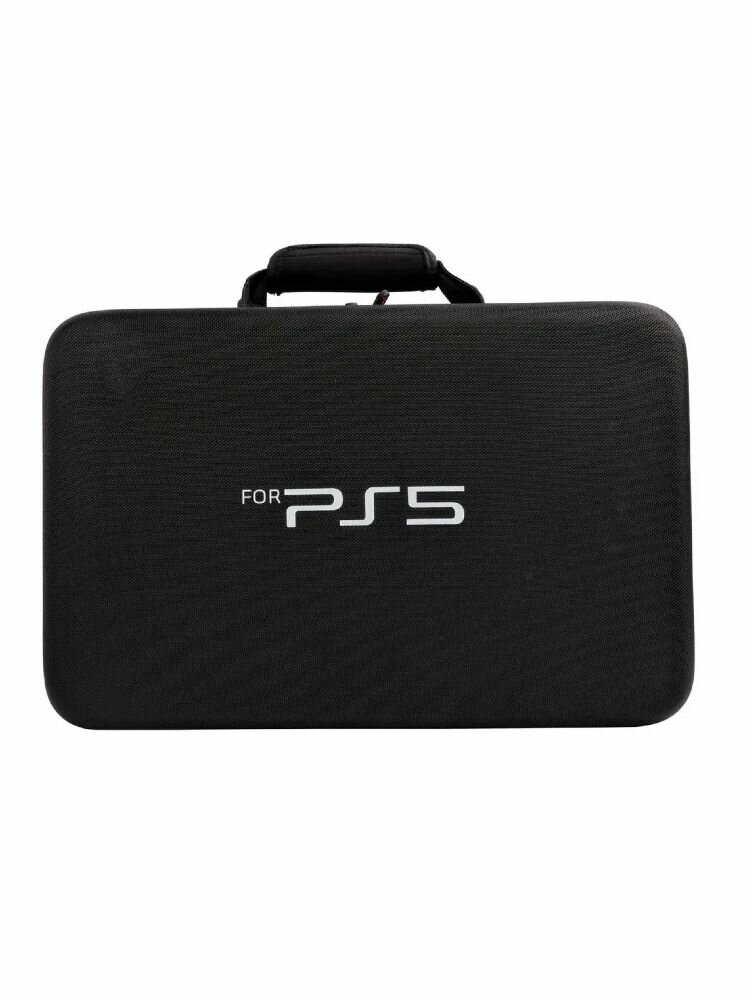 Дорожная сумка для хранения для консоли и геймпадов Sony PlayStation 5/PS5 (черное)