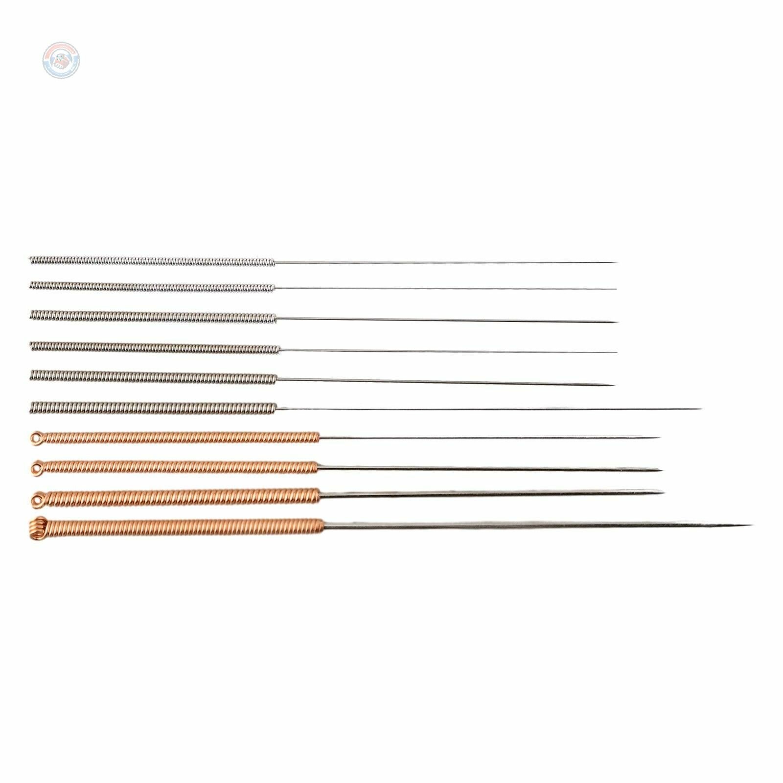 Иглы для чистки сопел 3D-принтера, набор из 10 шт, нержавеющая сталь, 10 размеров 0,15-1,0 мм, аксессуар для пайки и обслуживания экструдера