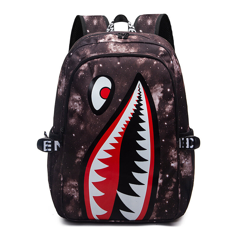 Рюкзак "Shark Schoolbag", трансграничная ткань, черный, для начальной школы