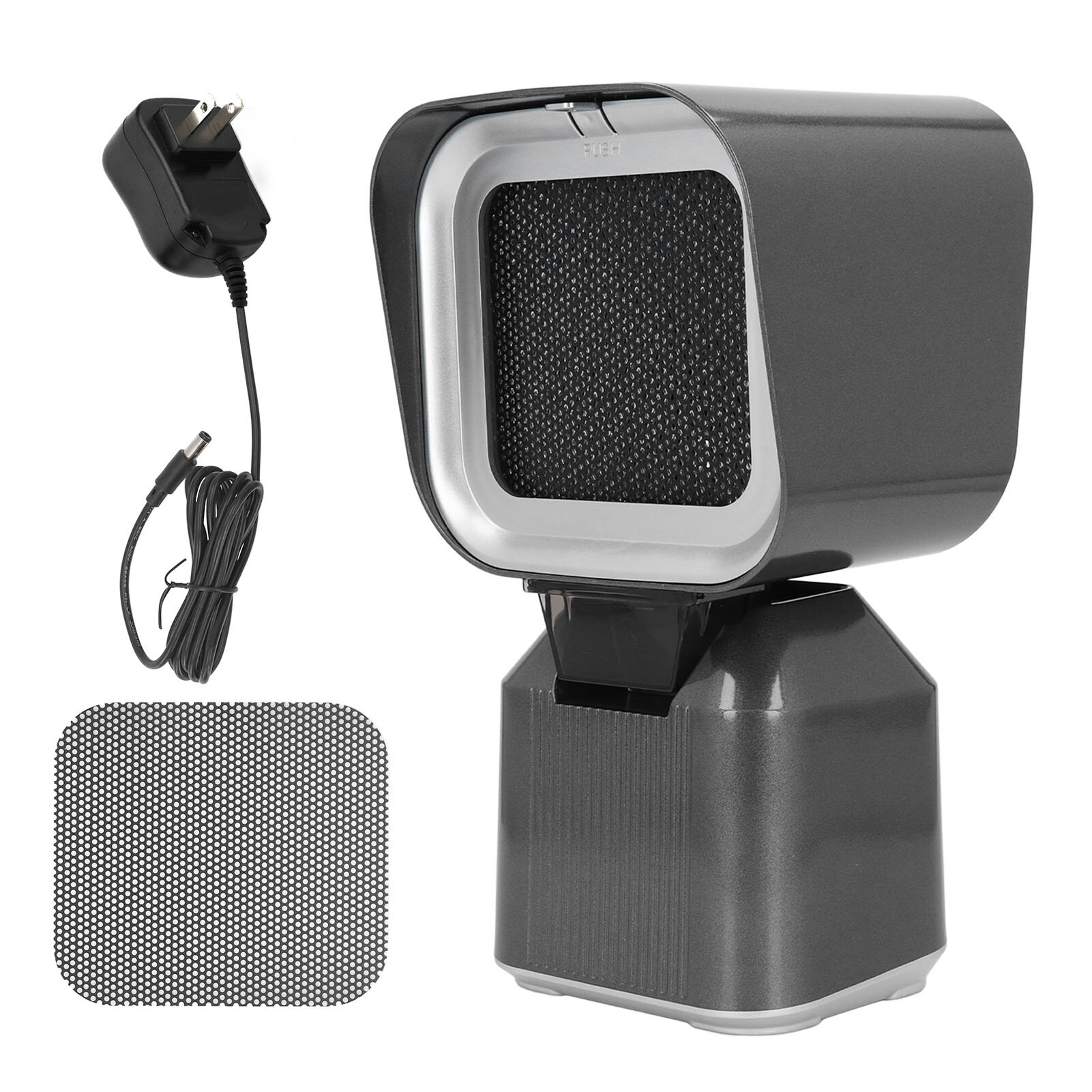 Портативная вытяжка, 2 скорости, 3600 об/мин, мини-настольная вытяжка для кемпинга, внутреннего барбекю, горячий горшок, вилка стандарта США