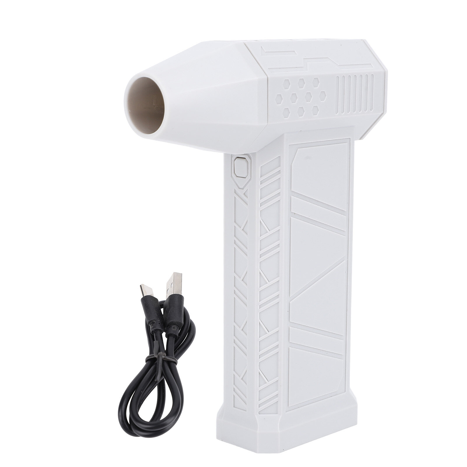 Портативный турбо вентилятор беспроводной вентилятор в воздуходувка безмолвного двигателя 3 Скорость регулируемый электрический воздух с серым цветом серого