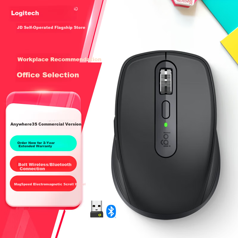 Компьютерная мышь Logitech MX Anywhere 3S Business Edition Wireless Bluetooth, Graphite Black