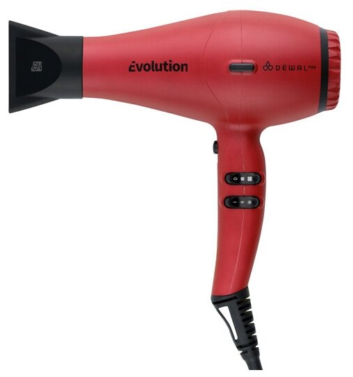 Фен DEWAL PRO 03-9010 EVOLUTION, красный