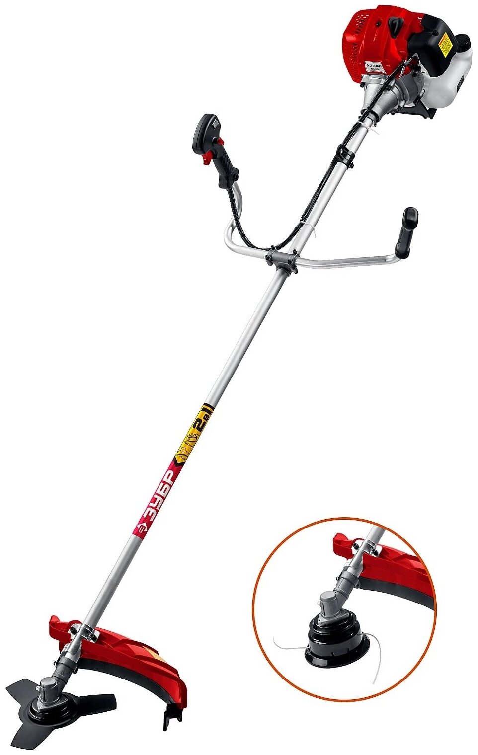 ЗУБР КРБ-1300 бензокоса, 1.3 кВт / 1.7 л. с, 43 см3