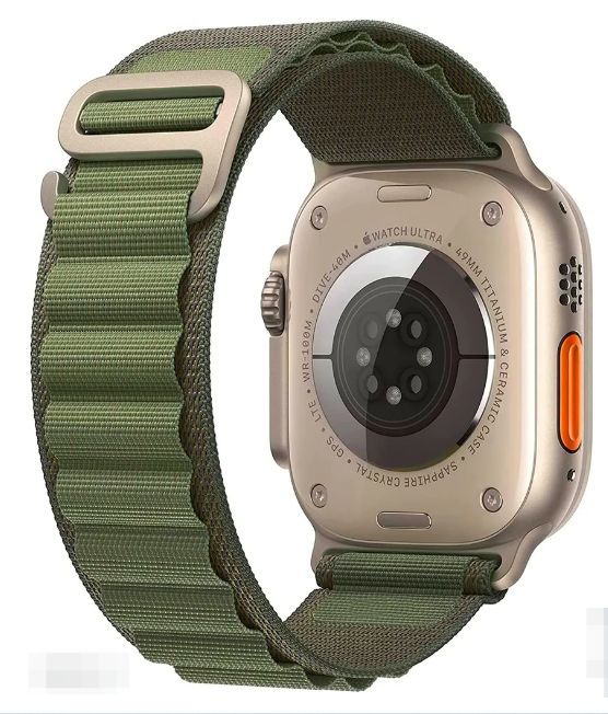 Тканевый ремешок, браслет для Apple Watch размера 42 44 45 49mm, всех серий
