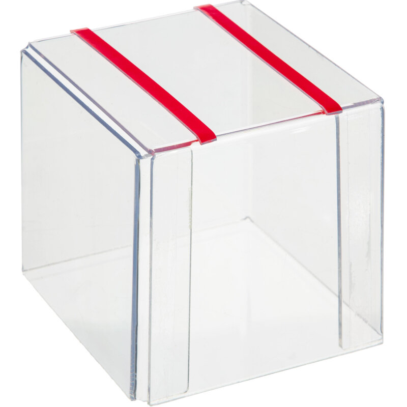 Подставка для чеков 100х100х100мм ПЭТ-А 2мм