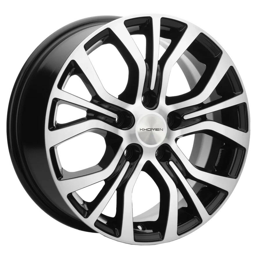 Диск 16 Khomen KHW1608 Outlander 6.5*16 5*114.3 ET38 D67.1 BLACK-FP