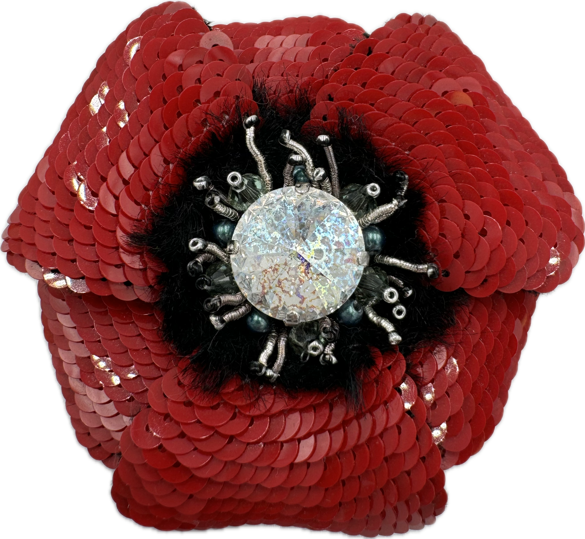 Брошь Королевство Птички & Бабочки, стразы